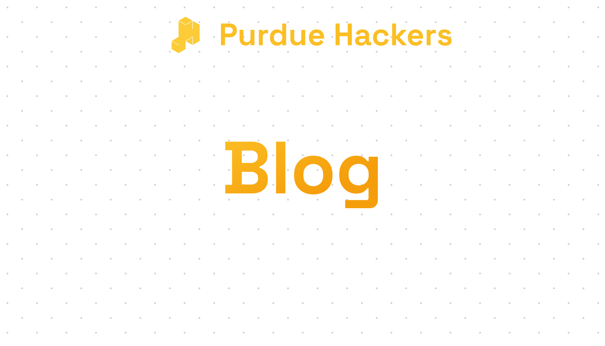 Blog — Purdue Hackers